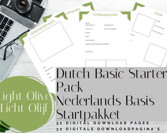 Dutch Basic Starter Pack - Fawn (digital Download) Family History Pages ...