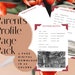 Parents Profile Page Pack - Printable (digital Download) Family History ...