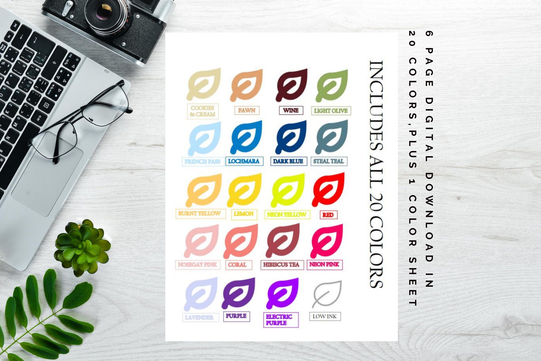 Draft Card Page Pack Printable digital Download Family History Pages ...