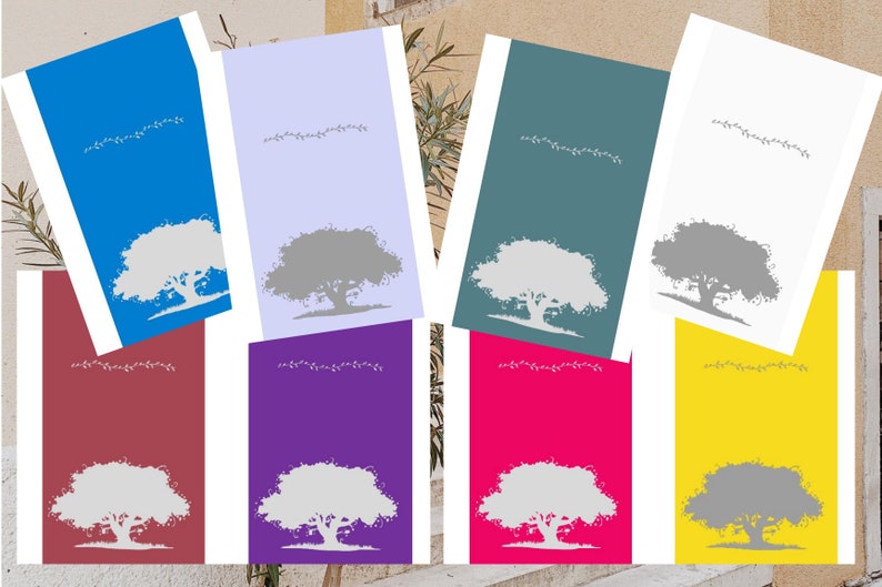 Cover Sheet (tree & Stripe) Page Pack - Printable (digital Download ...