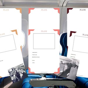 Plane Page Pack - Printable (digital Download) Family History Pages ...
