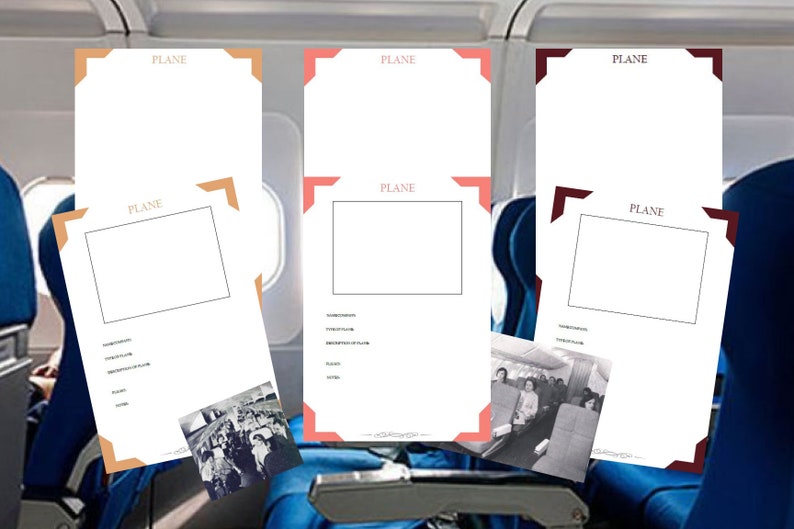 Plane Page Pack - Printable (digital Download) Family History Pages ...