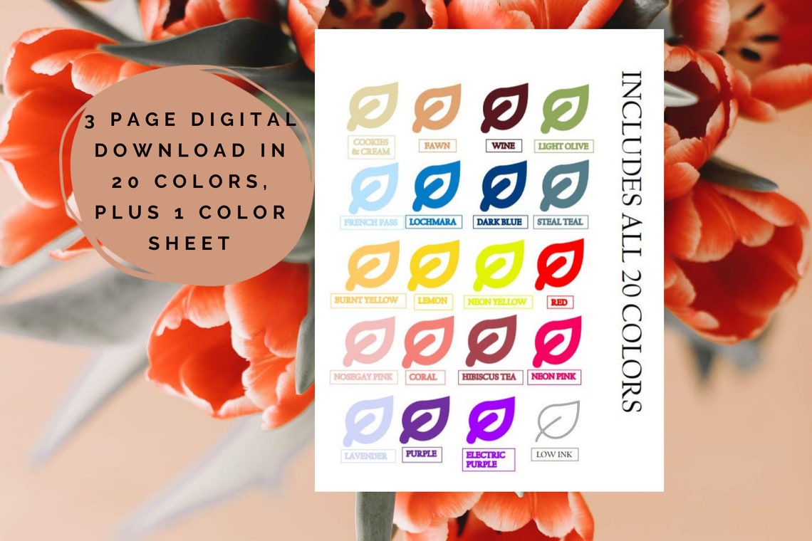 Parents Profile Page Pack - Printable (digital Download) Family History ...