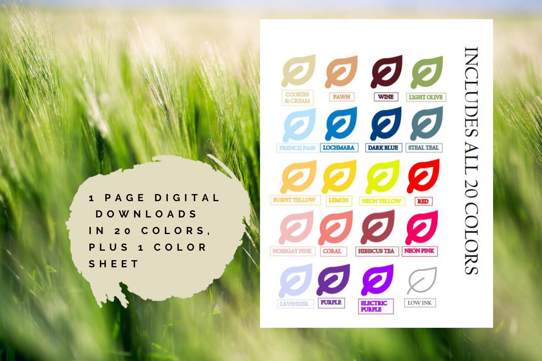 Cover Sheet Page Pack - Printable (digital Download) Family History ...