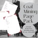 Coal Mining Page Pack - Printable (digital Download) Family History ...