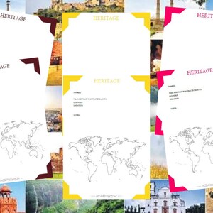 Heritage Page Pack - Printable (digital Download) Family History Pages ...