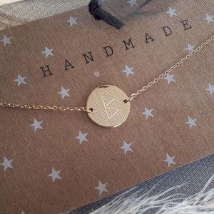 Personalized Viking Rune Bracelet, 18K Gold Plated – Futhark Alphabet ...