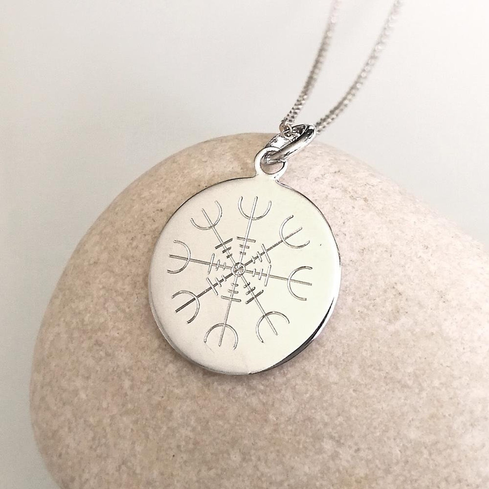 Viking Pendant Solid Silver 925 Personalized Medal With Engraving ...