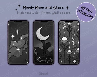 Moon Lock Screen - Etsy