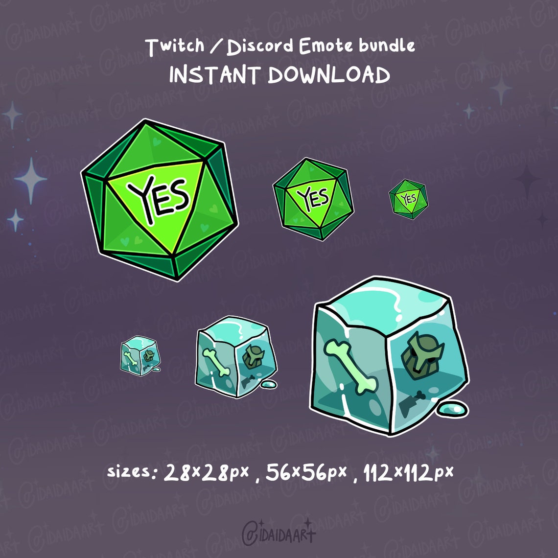 Dnd Twitch EMOTES Bundle, D&D Discord Icons, Dungeons and Dragons ...