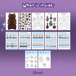 Dnd STARTER PACK, Dnd Printable, Dungeons and Dragons, Visual Aid ...