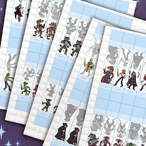 Dnd PRINTABLE MINIATURES, Dnd Minis, Dungeons and Dragons, Ttrpg, Dnd ...