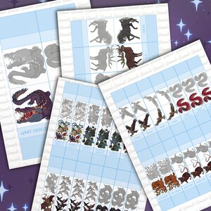 Dnd PRINTABLE MINIATURES, Dnd Minis, Dungeons and Dragons, Ttrpg DIY ...