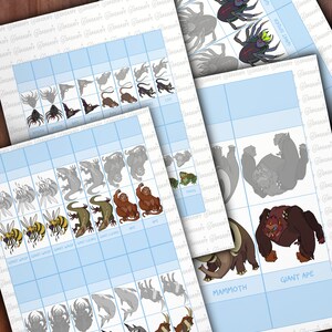 Dnd PRINTABLE MINIATURES, Dnd Minis, Dungeons and Dragons, Ttrpg DIY ...
