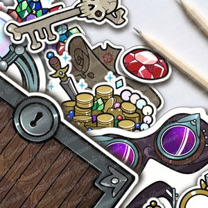 TREASURE CHEST Kit, Dnd Printable, Dungeons and Dragons, Ttrpg Handout ...