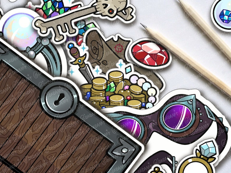 TREASURE CHEST Kit, Dnd Printable, Dungeons and Dragons, Ttrpg Handout ...