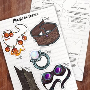 TREASURE CHEST Kit, Dnd Printable, Dungeons and Dragons, Ttrpg Handout ...