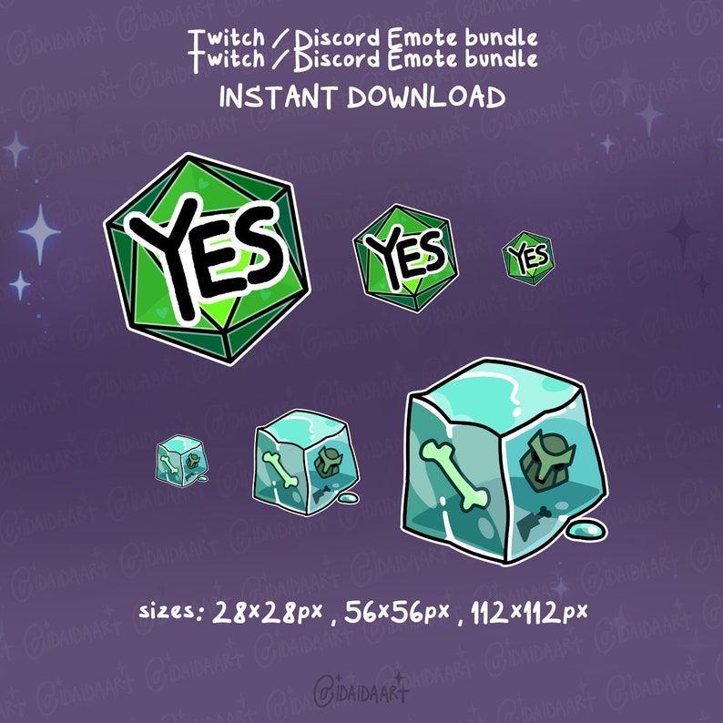 Dnd Twitch EMOTES Bundle D&D Discord Icons Dungeons and - Etsy