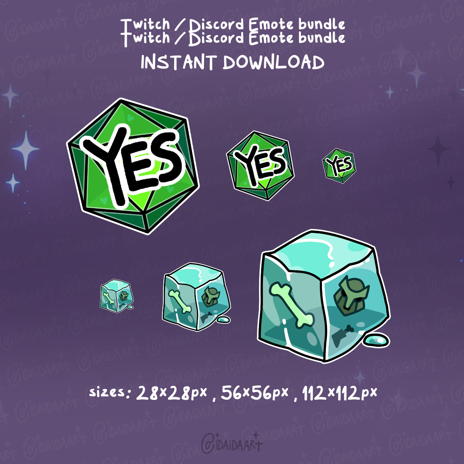 Dnd Twitch EMOTES Bundle D&D Discord Icons Dungeons and - Etsy