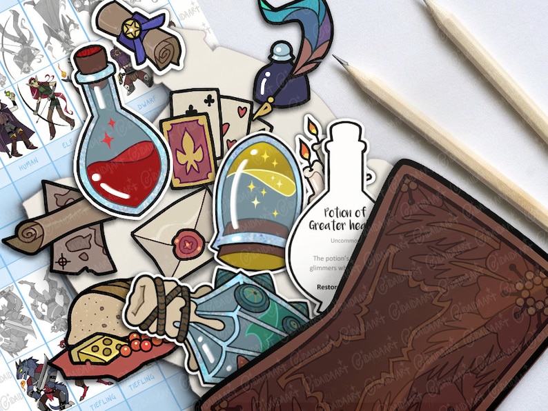 Dnd STARTER PACK, Dnd Printable, Dungeons and Dragons, Visual Aid ...