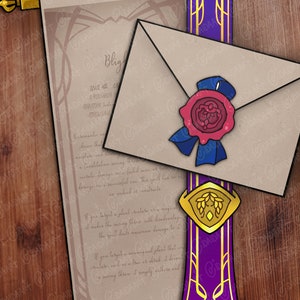 FANTASY LETTERS and SCROLLS Kit, Dnd Printable, Dungeons and Dragons ...