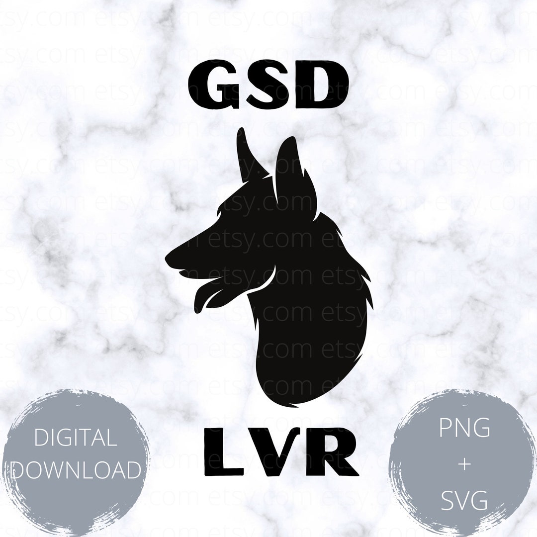 GSD Lover SVG - Etsy