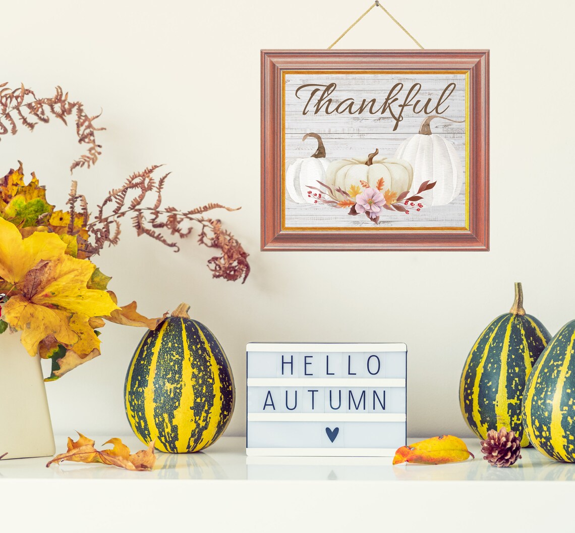 Printable Pumpkin Wall Art, Fall Decor, Digital Download Pumpkin Wall ...