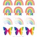 Pride Rainbow Printable Sticker Sheets, LGBTQ Stickers , Printable ...