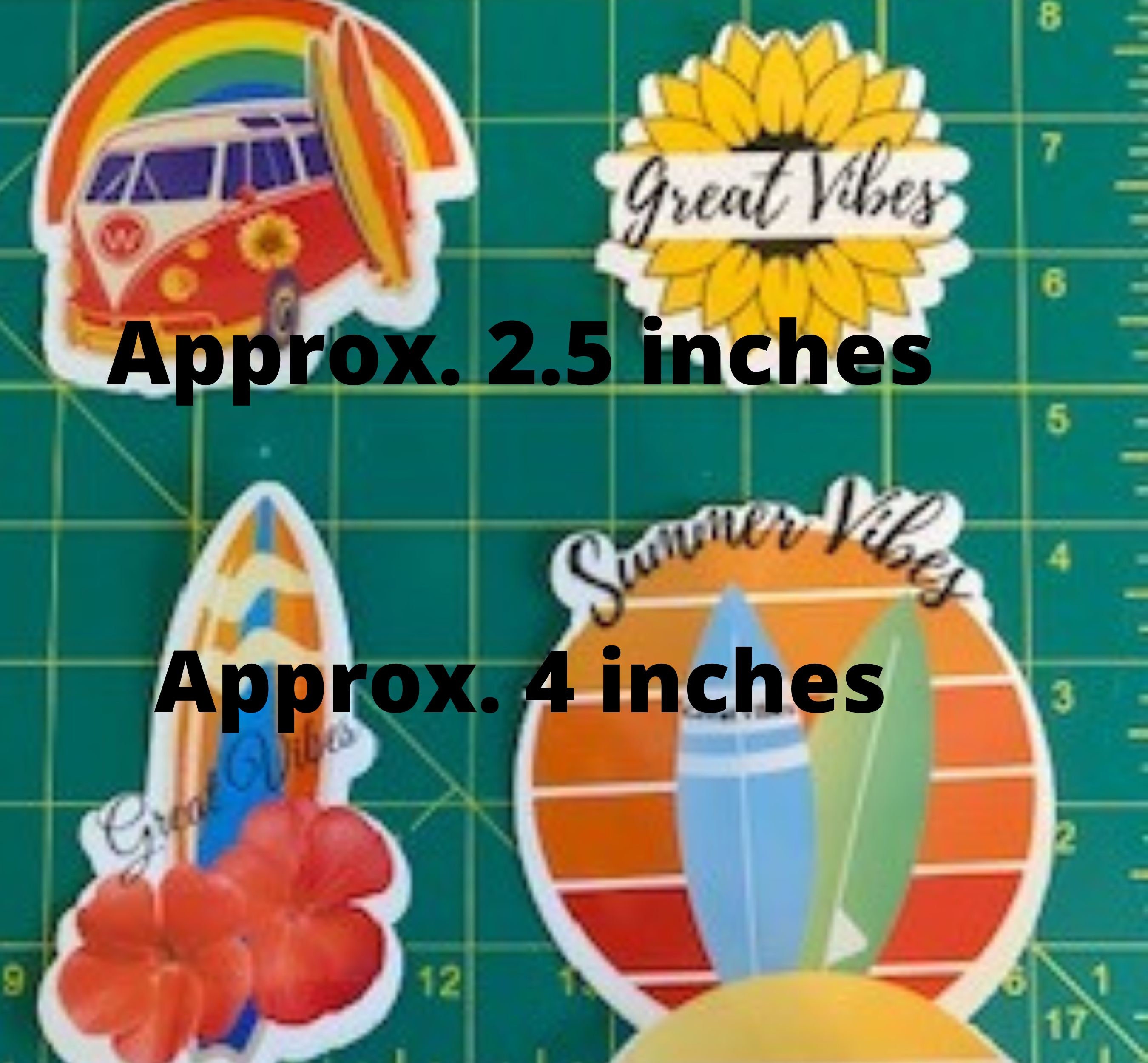 Printable Great Vibes Stickers, Summer Vibe Stickers, PDF Stickers ...