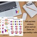 Pride Rainbow Printable Sticker Sheets, LGBTQ Stickers , Printable ...