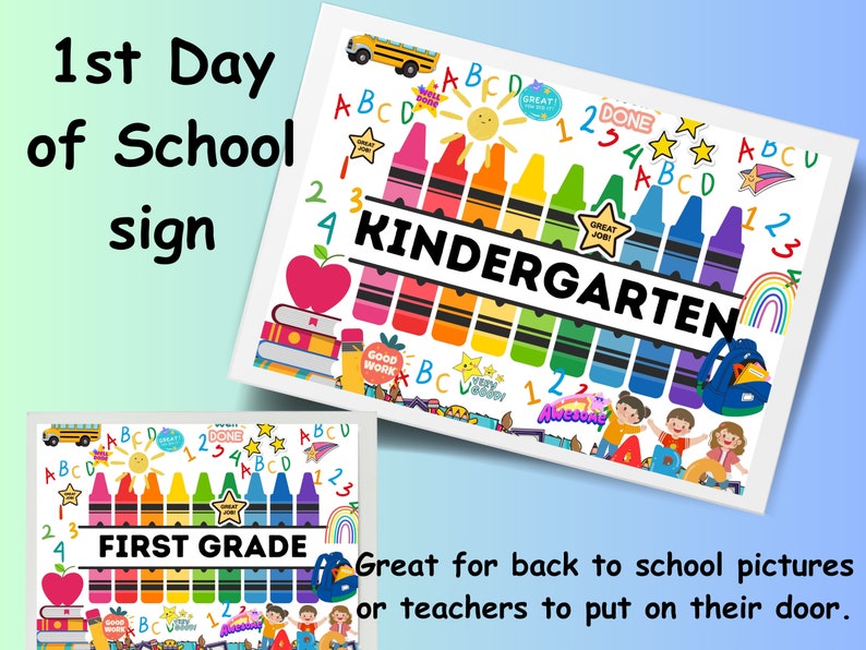 Back to School Sign - Etsy