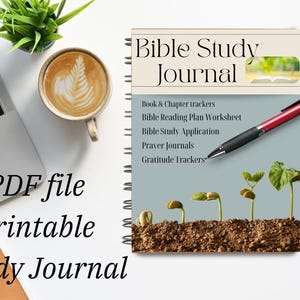 Printable Bible Study Journal Printable Bible Study Guide Bible ...