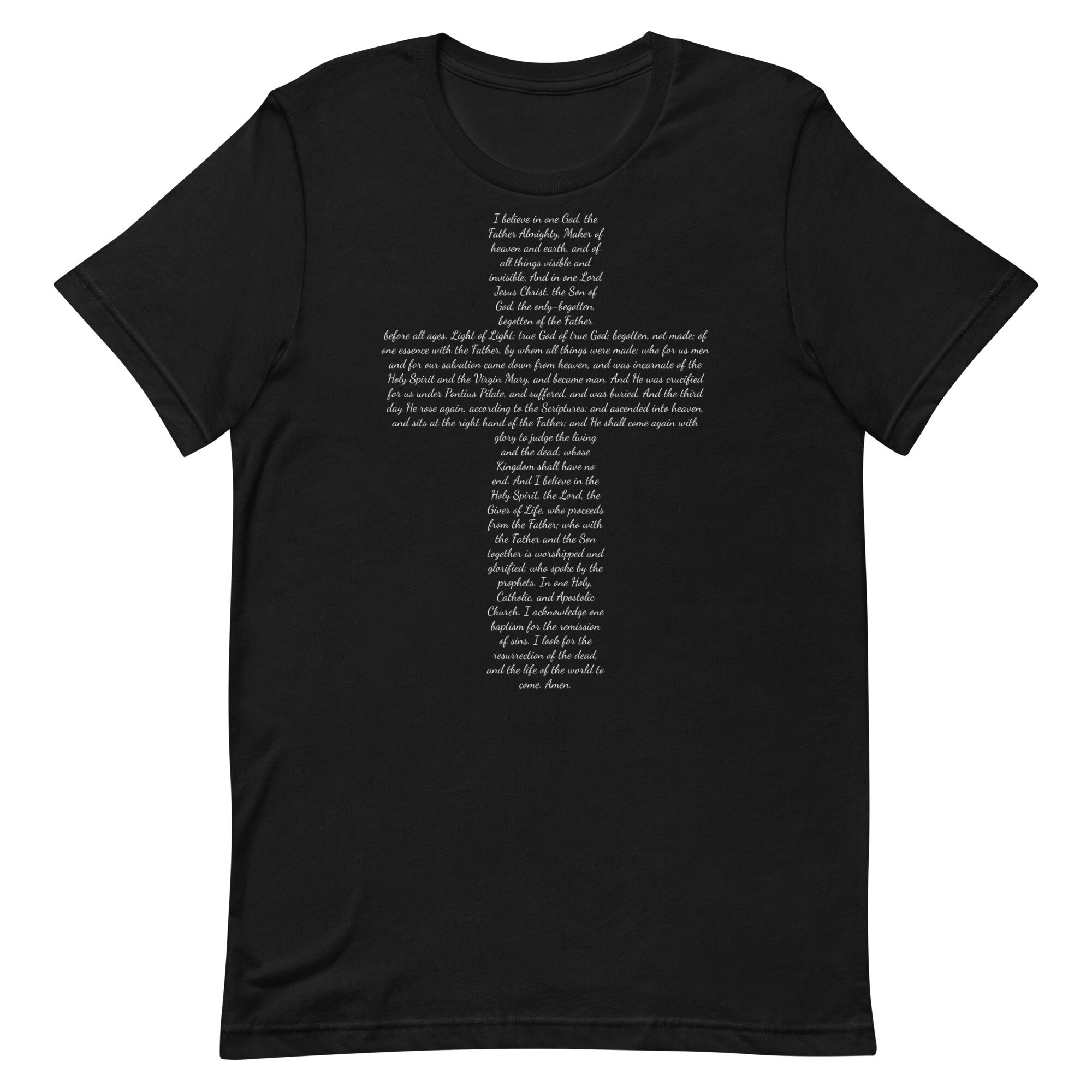 Nicene Creed T-shirt |symbol of Faith |nicene Cross |christian T-shirt ...