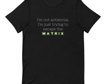 Matrix T Shirt - Etsy