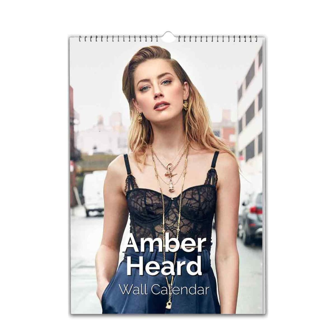 Amber Heard 2023/24/25 Calendar Choose Start Month & Language ...