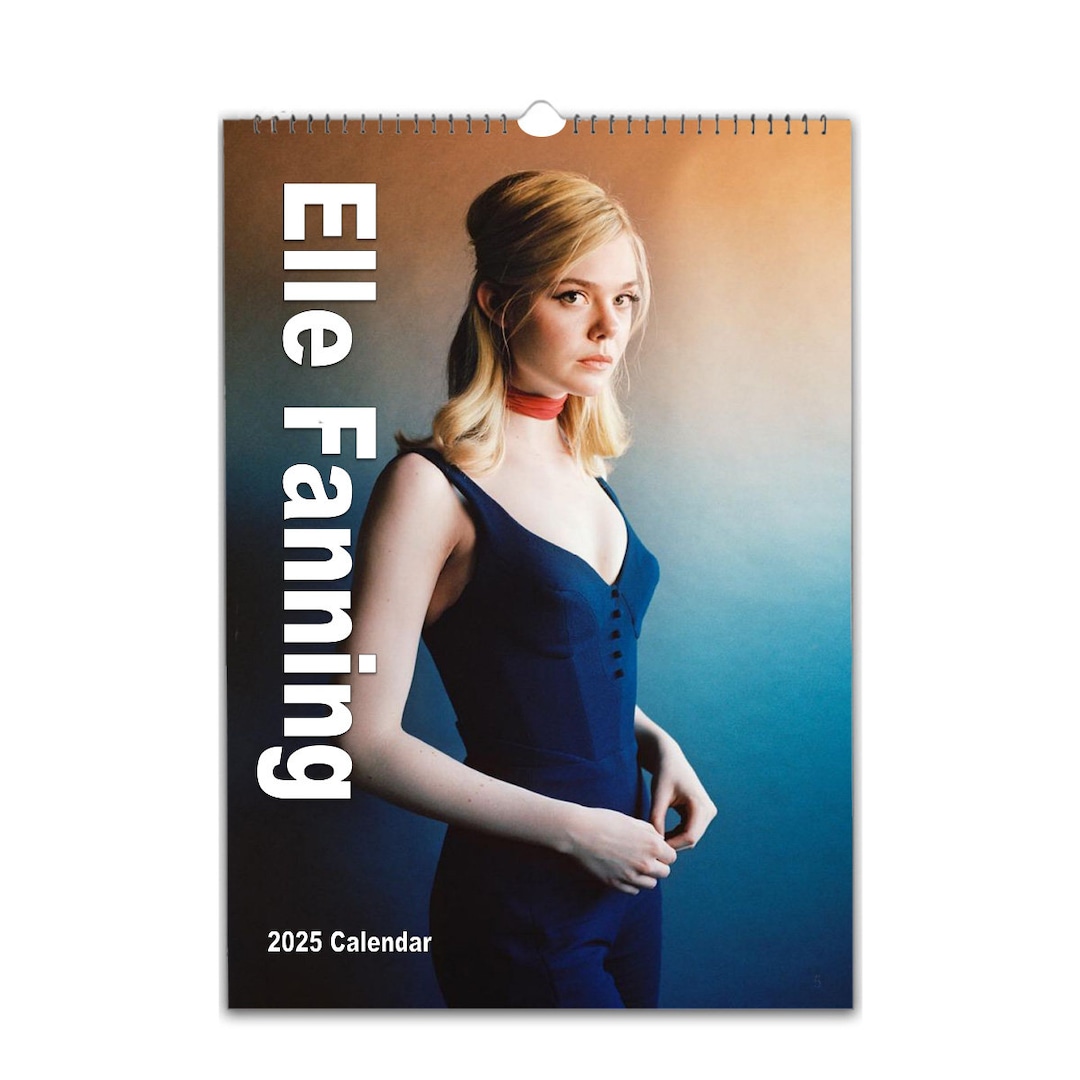 Elle Fanning Beautiful Photo 2026/27 Calendar | Choose Start Month ...