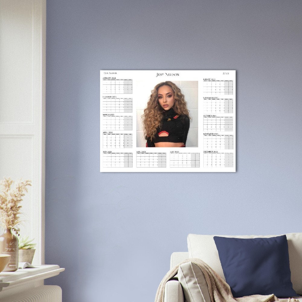 Jesy Nelson Jahresplaner Kalender 2023/24 Personalisiert Große Größen ...