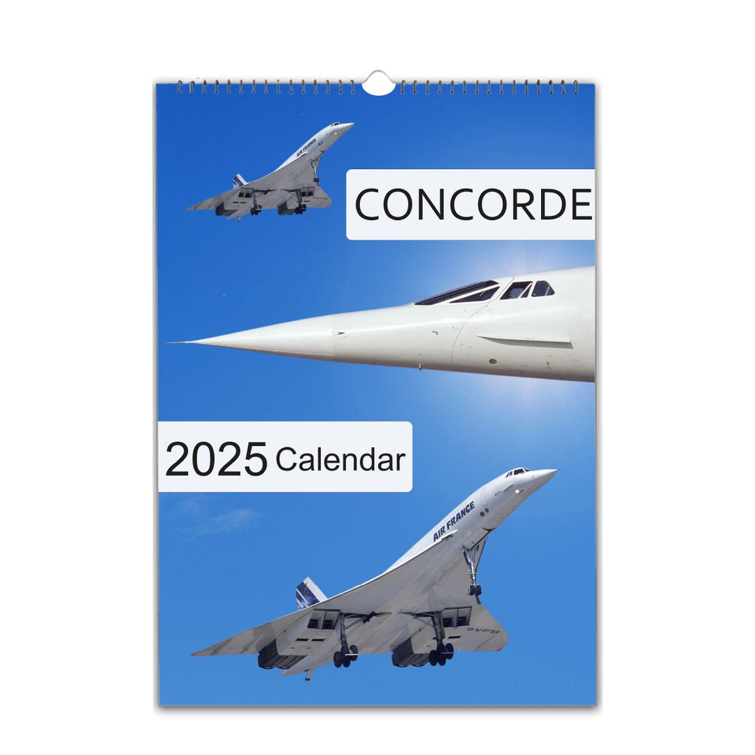 Concorde Photo 2024/25/26 Calendar Choose Start Month Personalise Front ...