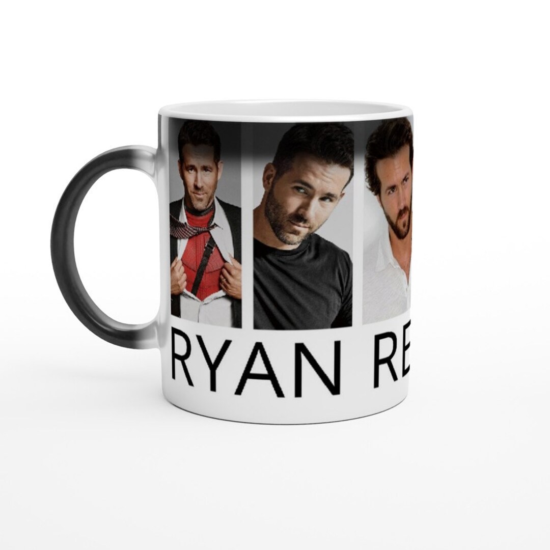 RYAN REYNOLDS Magic 11oz Ceramic Mug | Image Revealed When Filled Hot ...