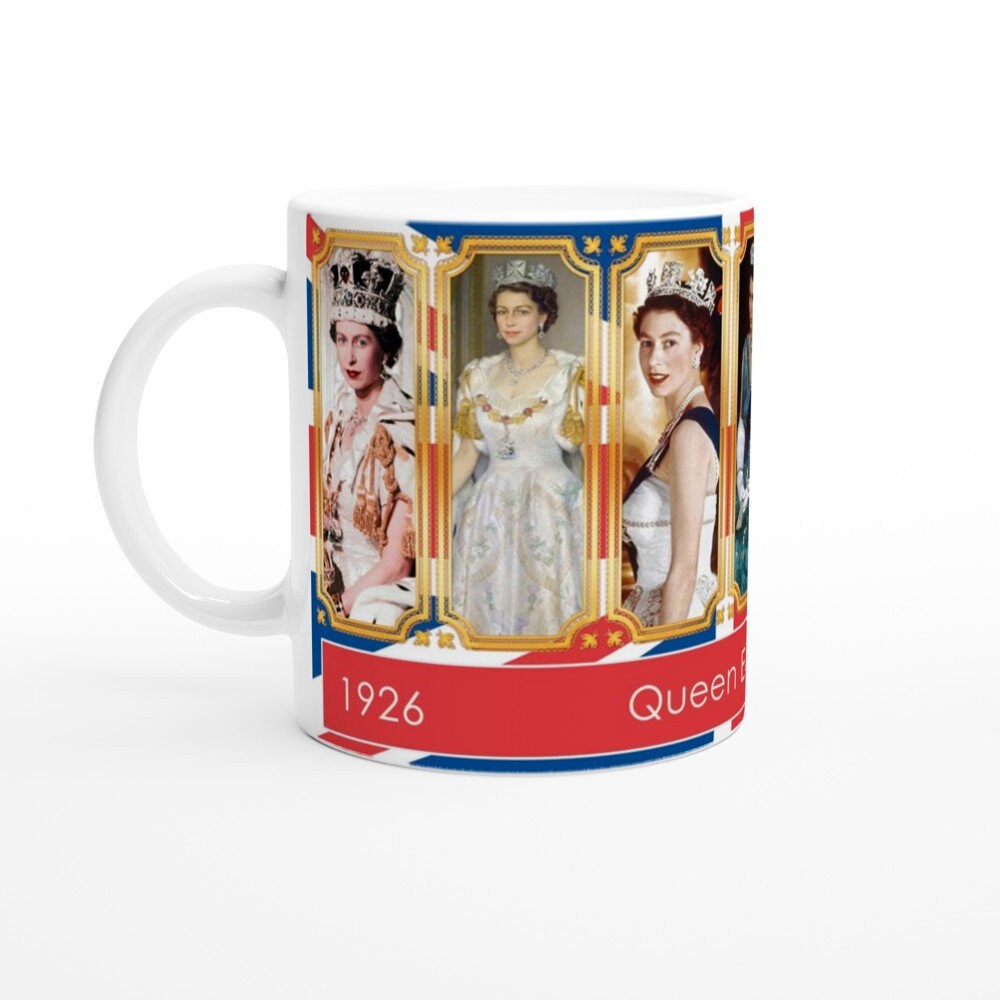 Queen Elizabeth II Memorial Mug - Etsy