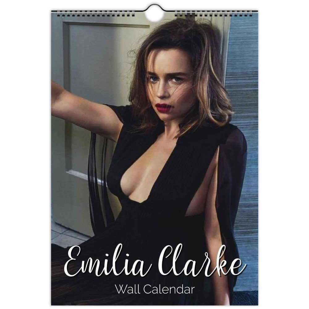 Emilia Clarke 2023 24 25 Calendar Choose Start Month And Etsy