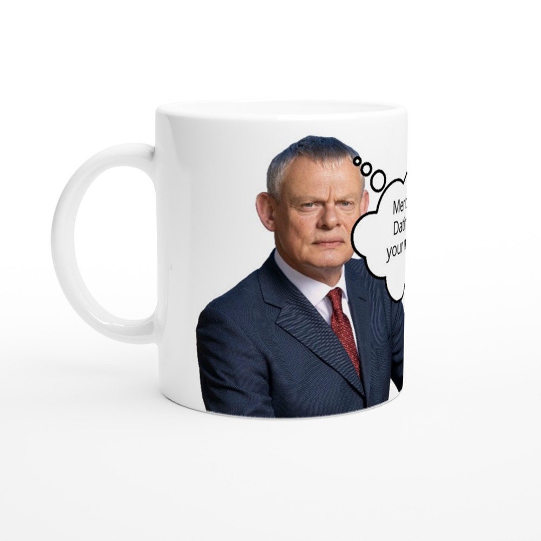 Martin Clunes | Thought Bubble | Personalised With Your Message | White ...