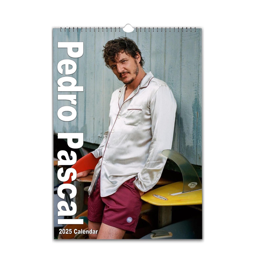 Pedro Pascal Photo 2025/26 Calendar | Choose Start Month| Personalise ...