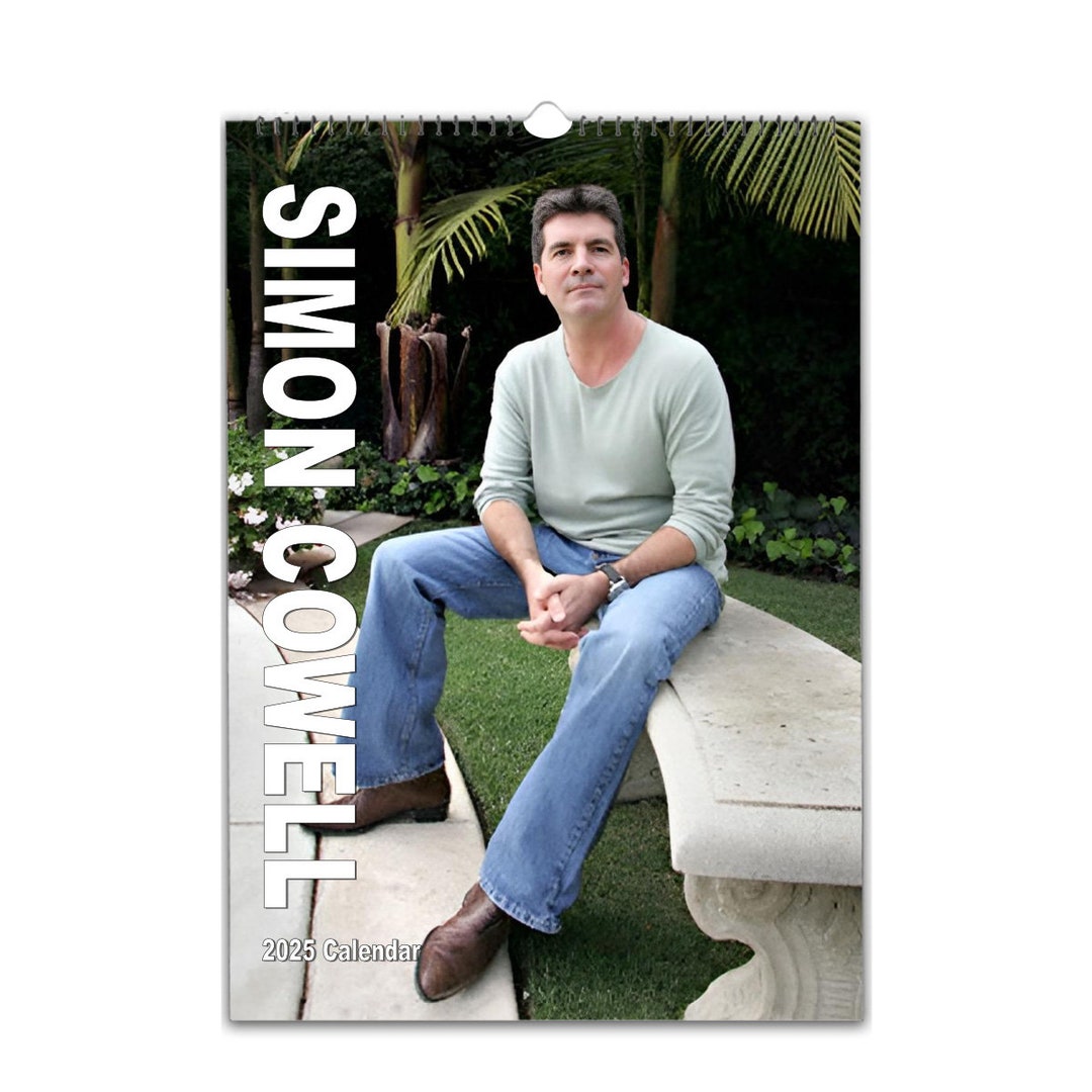 Simon Cowell Photo 2025/26 Calendar | Choose Start Month| Personalise ...