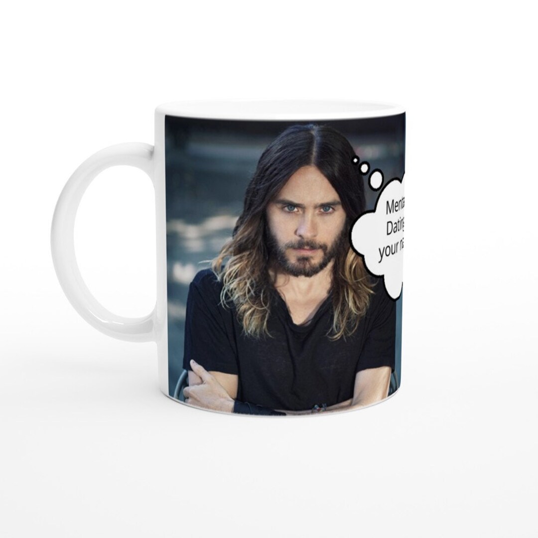 Jared Leto | Thought Bubble | Personalised With Your Message | White ...