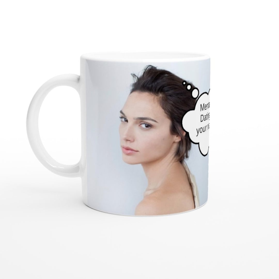 Gal Gadot | Thought Bubble | Personalised With Your Message | White ...