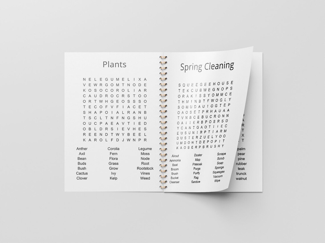 Personalised Word Search Book Add Name to Cover | Etsy