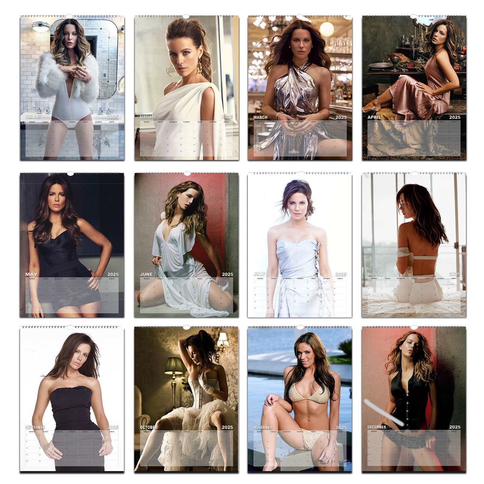 Kate Beckinsale Sexy Photo 2025/26 Calendar | Choose Start Month| Personalise Front Cover - Etsy
