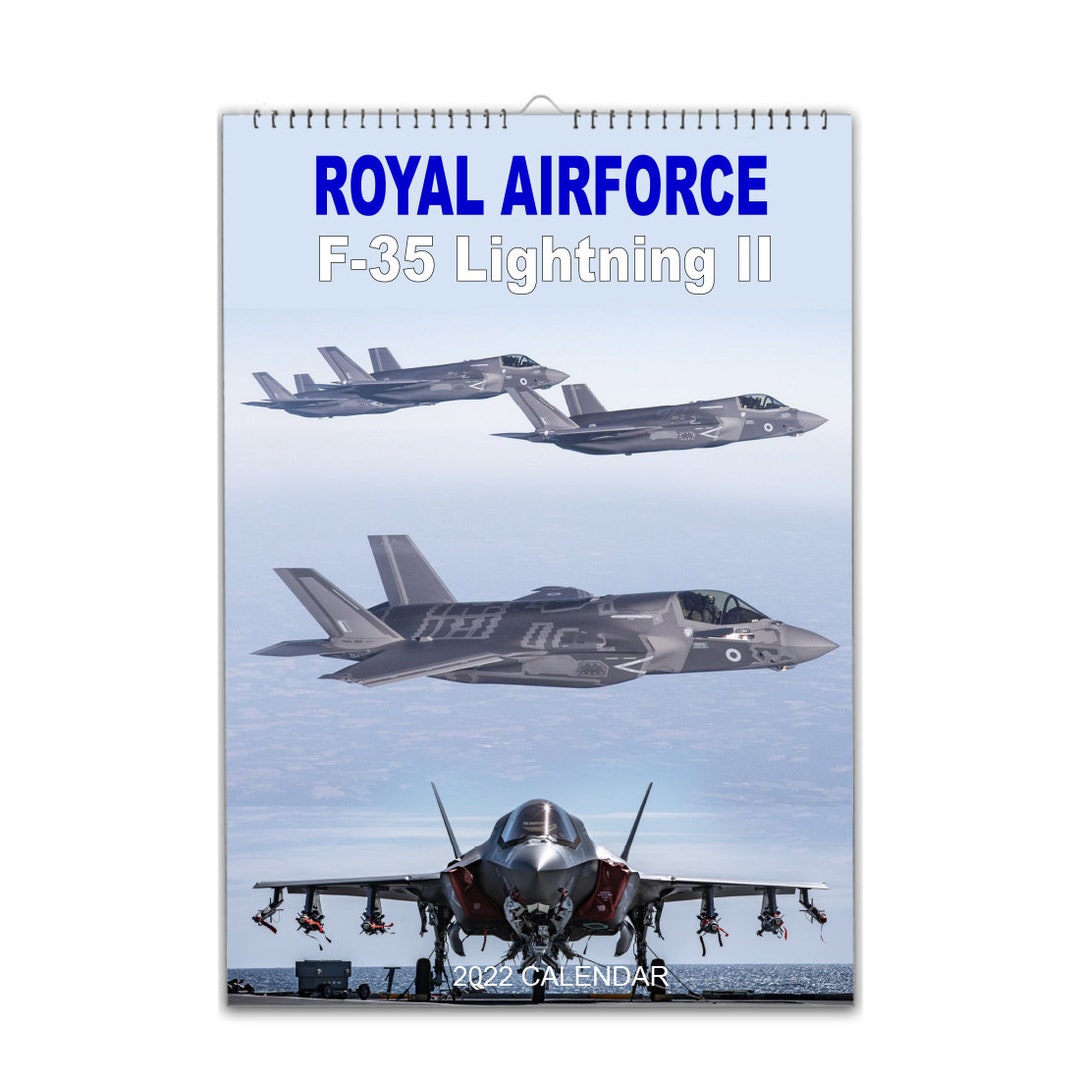 Lockheed F-35 Lightning II Fighter Jet 2022/23 Calendar Personalised ...