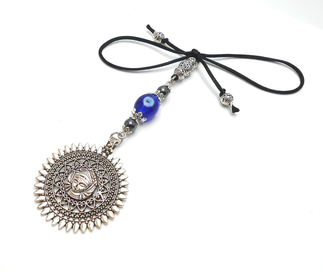 Durga, Maa Durga, Hindu Goddess Car Rear View Mirror Hanging , Amba Maa ...